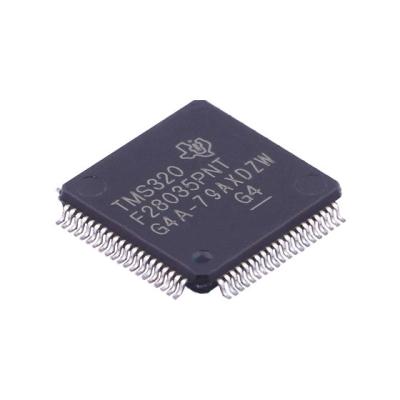 China TMS320F28035PNT IC Electronic Components MCU 32-bit C2000 C28x RISC 128KB Flash 1.8V/3.3V 80-Pin LQFP Tray à venda