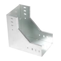 China Vertically Bent Galvanized Cable Tray 50-900mm Width 50-100kg/m² Load Capacity Fireproof for sale