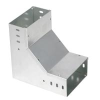 China Vertically Bent Galvanized Cable Tray 50-900mm Width 50-100kg/m² Load Capacity Fireproof for sale