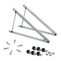 China Customizable Solar Panel Tilt Mount with 30° Angle Adjustment and 150 MPH Wind Rating for 4'x8' Panels for sale