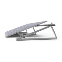 China OEM Certified Ground Concrete Mount Solar Panel Bracket System - 216km/h Wind Load, 0-60° Tilt Angle for sale