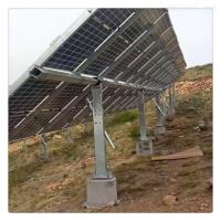 China Flat Single-Axis Solar Tracking Bracket with ±60° Range and 42 m/s Wind Resistance for 20-30% Power Increase for sale