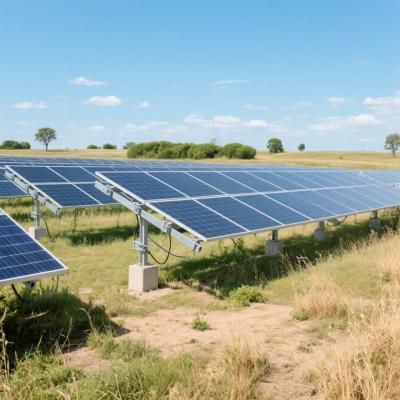 China Tracking Bracket Solar Photovoltaic Mounting for Ground Solar Energy System Panel for sale