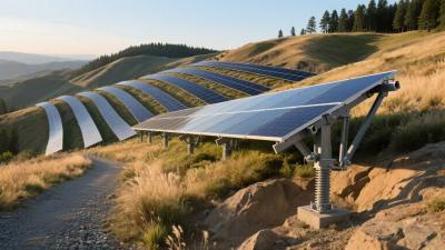 China Solar Ground System Solar panel Mounting Structure Bracket Solar Mounting System for sale