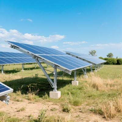 China Photovoltaic Ground Mounting Structure Ground Screw Foundation Solar Ground Mounting System For Solar Power Station for sale