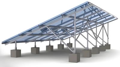 China Aluminum Brackets Racking Adjustable Angle Solar Panel Mounting Brackets for sale