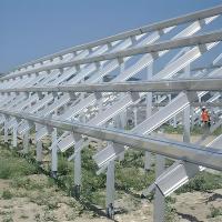 China Solar PV Panel Ground Mounting Bracket Frame Aluminum 6005-T5 Anodized 25 Year Life for sale