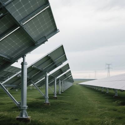 China Engineering-Grade Ground-Mounted Solar PV Racking High-Stability Design Suitable for Large-Scale Solar Power Plant Construction Need for sale
