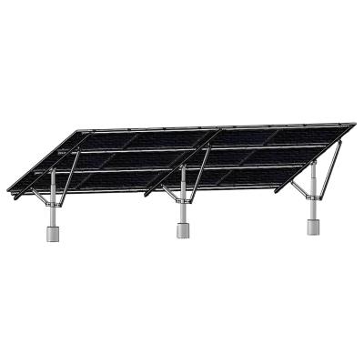 China Solar Panel Mounting Brackets for Ground Mounting Solution with Pre-Assembled Supporting Rack and High Strength for sale