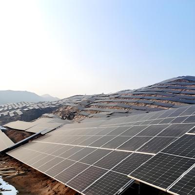 China Unique Pile Design Ground Solar Mounting Brackets for Utility-Scale Solar PV Power Plant for sale