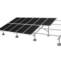 China Anodized Aluminum 6005-T5 Solar Panel Mounting Bracket Adjustable Triangle 10 Year Warranty for sale