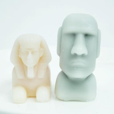 China Easter Stone Man Shaped Wax Candy Edible Resurrection Figure with Bursting Fruit Center for sale