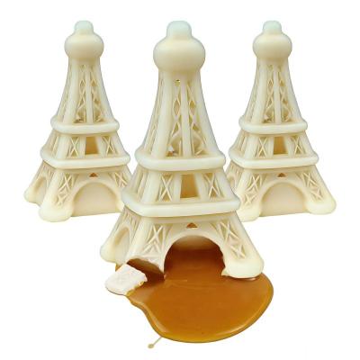 China Eiffel Tower Wax Candy with Chewable Wax Shell and Fruity Liquid Center in Customizable Flavors for sale
