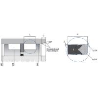 China Single Acting Hydraulic Piston Seal Set 20mm to 300mm Thermoplastic Header Ring for sale