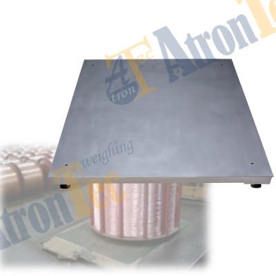 China Single-layer Stainless Steel Floor Weighing Scale,1.5m*1.5m Stainless Steel Platform Scale for sale