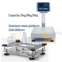 Quality 15kg Electronic Stainless Steel Washable Platform Weighing Scale for sale