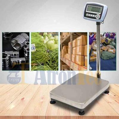 China 60kg Capacity Carbon Steel Structure Bench Weighing Scale with Bright LCD Display for sale