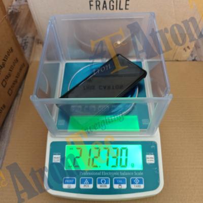 China 600g*0.01g Electronic Balance Scale with Windshied,Professional Electronic Balance for sale
