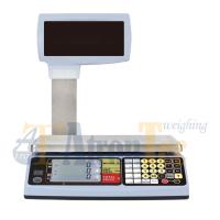 China 15kg Capacity Pole Display Price Computing Scale with Large LCD for sale