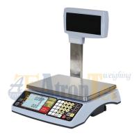 China 15kg Capacity Pole Display Price Computing Scale with Large LCD for sale