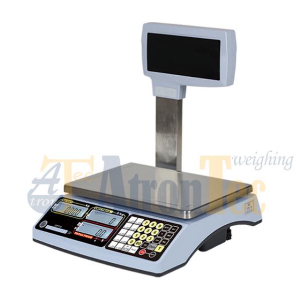 Quality 30kg Capacity LCD Display Price Computing Scale with Pole Display for sale