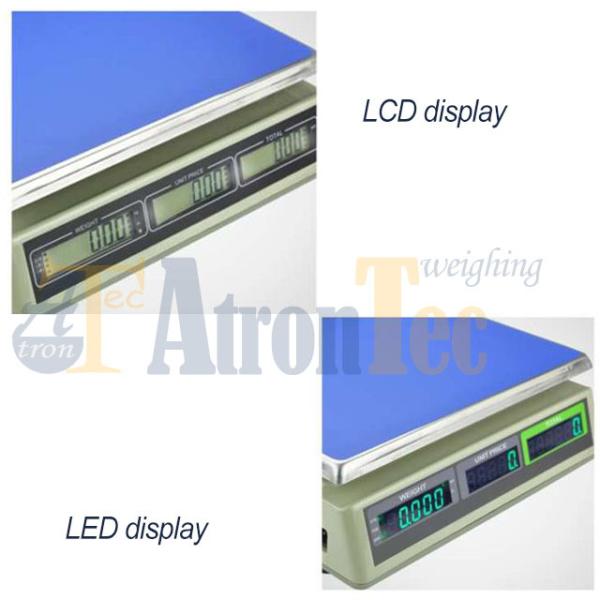 Quality LED Display Table Weighing Scale, 30kg Capacity Electronic Price Computing Scale for sale
