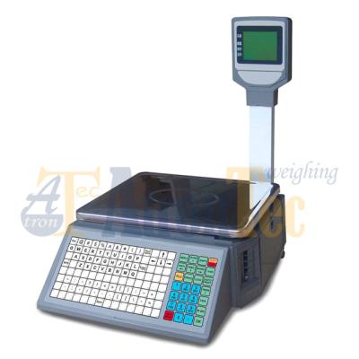 China 30kg Capacity Price Computing Label Printing Scale with RS232 and RJ45 interface for sale