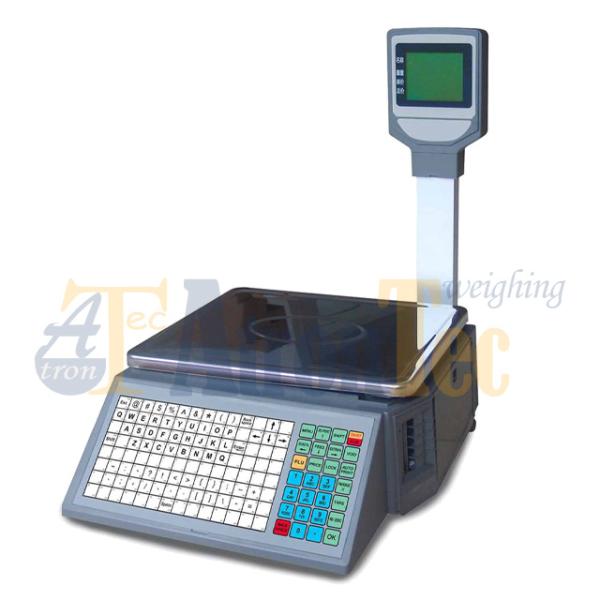 Quality 30kg Capacity Price Computing Label Printing Scale with RS232 and RJ45 interface for sale