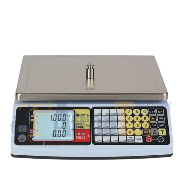 Quality LCD Display Unit and Total Price Computing Scale with PLU for sale