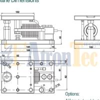 China Dynamic Load and Static Load Weighing Module,10kg~500kg Bellows-type Load Cell for sale