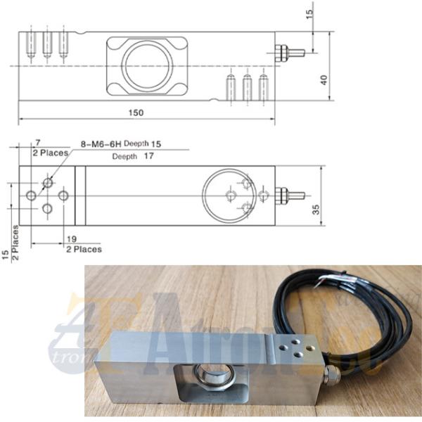 Quality Stainless steel IP68 single point load cell for sale