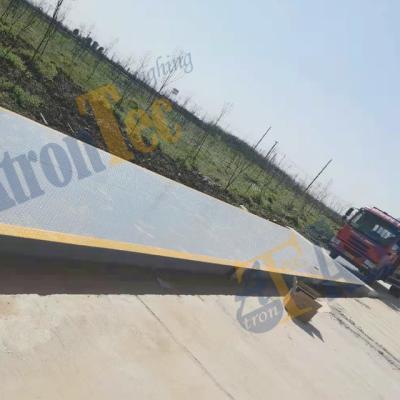China 100t Capacity Checkered Plate Weighbridge,3.4*18m Analog Truck Scale for sale