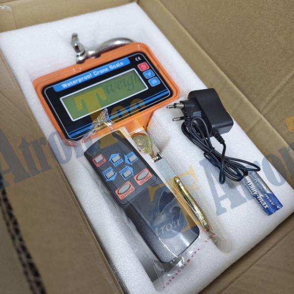 Quality LED Display 3T Capacity Electronic Crane Scale, 3000kg Waterproof Crane Scale for sale