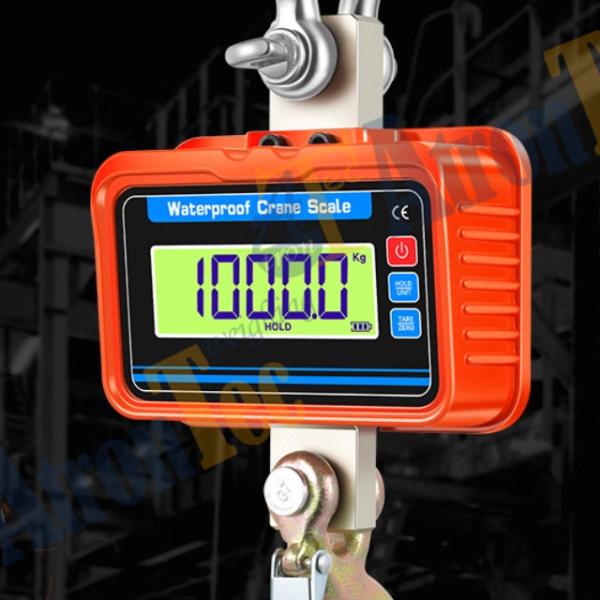 Quality LED Display 3T Capacity Electronic Crane Scale, 3000kg Waterproof Crane Scale for sale