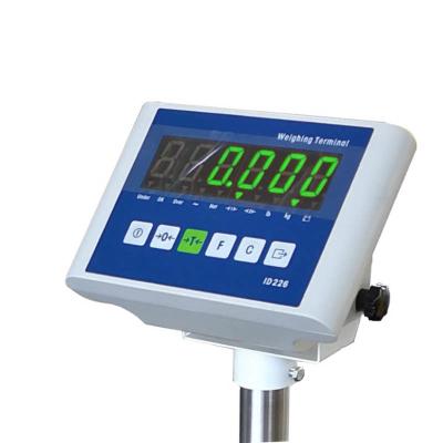 China D231 Green LED Display Plastic Weighing Indicator, Bench Weighing Scale Indicator for sale