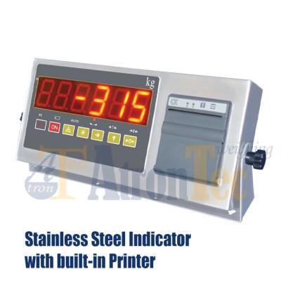 China Stainless Steel Weighing Indicator with Built-in Printer, Indicator with Printer For Scale for sale