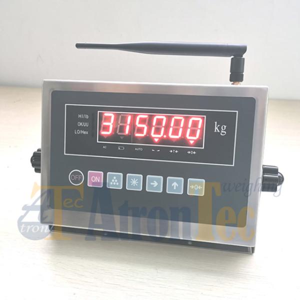 Quality C12 Stainless Steel Weighing Indicator with Label Barcode Printer, WIFI Label Printing Weight Indicator for sale