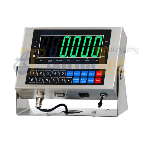 Quality Green LED Display High Accuracy Weighing Scale Indicator,Stainless Steel Weighing Indicator for sale