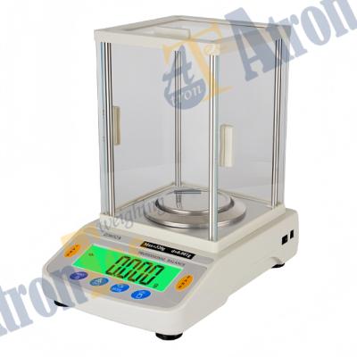 China 300g Capacity 0.001g Readability Electronic Balance with Stainless Steel Pan for Laboratories for sale