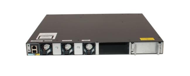 Back panel view of WS-C3650-48PD-E switch