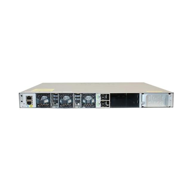 Front view of Cisco Catalyst 3850 Series 24-Port Fiber IP Services Network Switch
