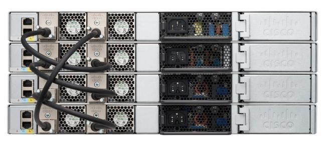C9200-48P-A Catalyst 9200 48-port PoE+ Switch rear view
