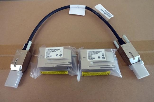 Cisco C9200-STACK-KIT stacking module close-up view