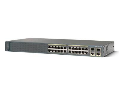 China Network Switch C2960 Series 24 Ethernet Ports + 2 T/SFP LAN Lite Image WS-C2960-24TC-S for sale
