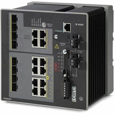 China Used Industrial Ethernet 4000 series 4 x SFP 1G with 8 x 1G PoE Industrial Switch IE-4000-4GS8GP4G-E for sale