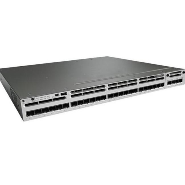 Cisco WS-C3850-24S-E switch front view