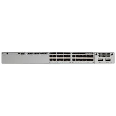 China Enterprise Grade Cisco Catalyst 9300 Switch 24 Ports POE Managed Switch C9300-24P-E for sale