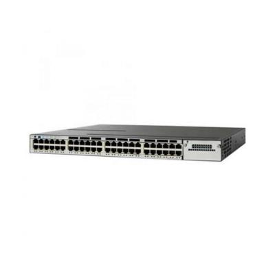China C3850 series 48 Ports Data dasar IP perusahaan Gigabit Core terkelola saklar stackable switch WS-C3850-48T-S for sale