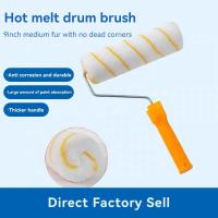 China Plastic PP Handle Textured Stipple Effect Paint Roller 5 Inch for Smooth Paint Application for sale