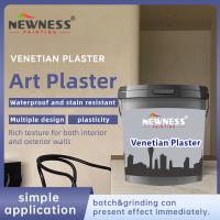 China MF Tio2 Newness Venetian Plaster 5L Batch Application Decorative Wall Coating for sale